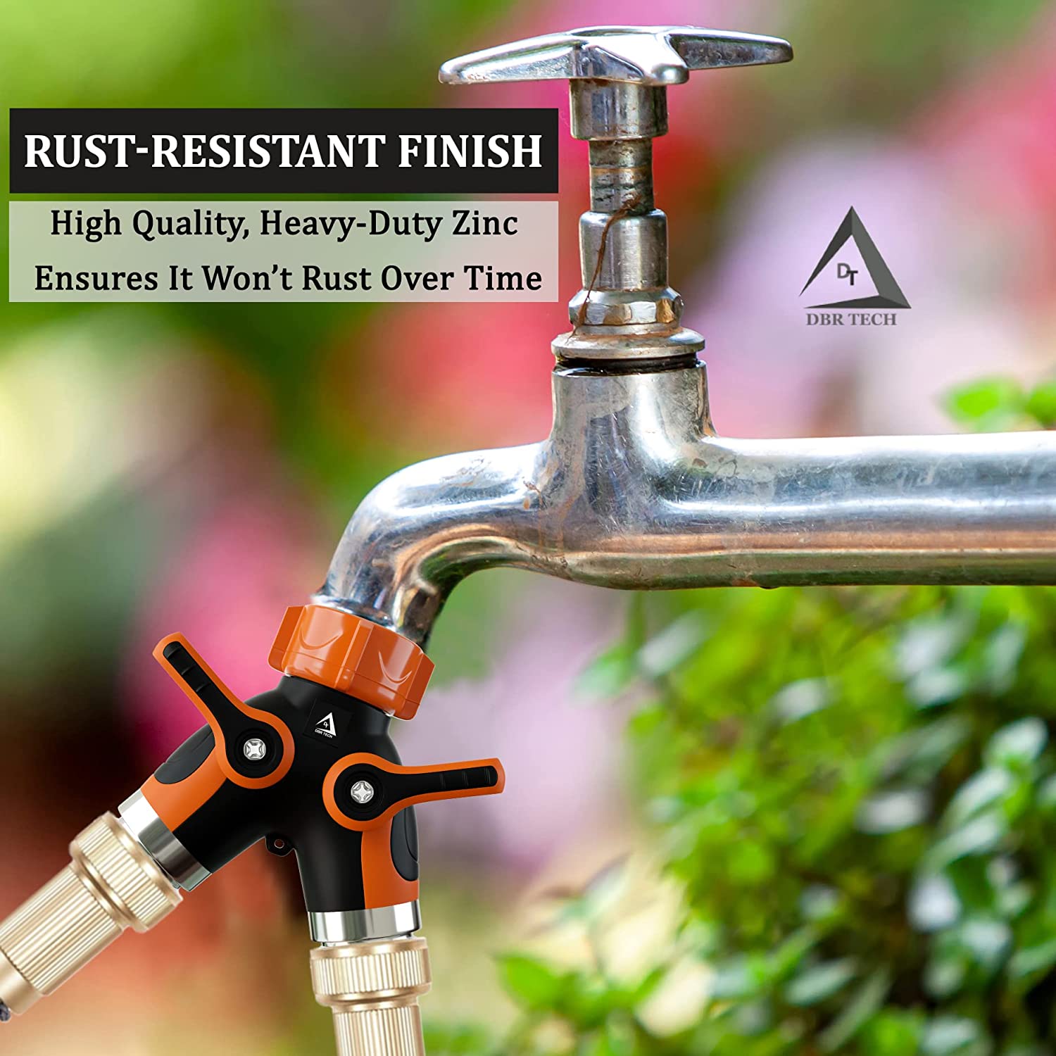 Hose Splitter 2 Way, Heavy Duty Metal Connector - ParaTech