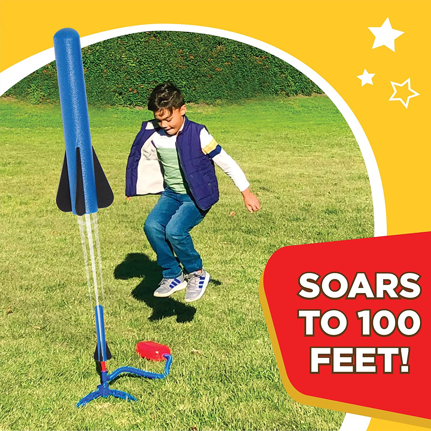 Stomp Rocket Original Jr. Rockets Launcher for Kids - ParaTech